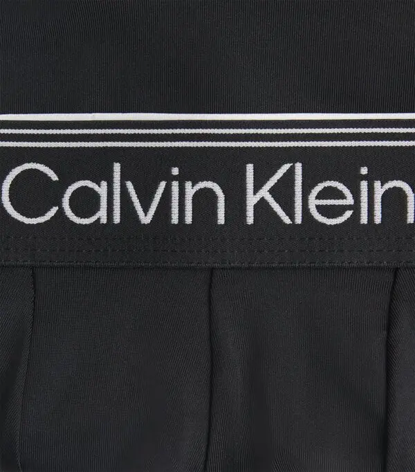 Calvin Klein Microfiber-stretch Boxer Briefs - Black