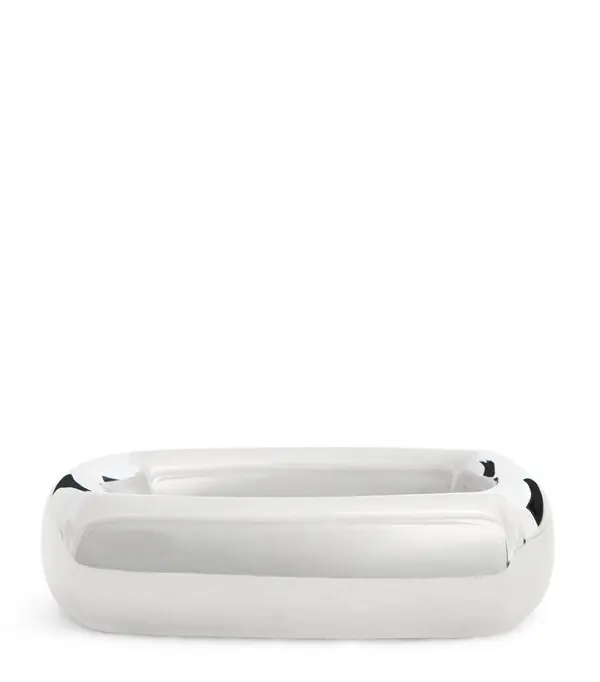 Tom Wood Rhodium-plated Sterling Frame Ring - Silver