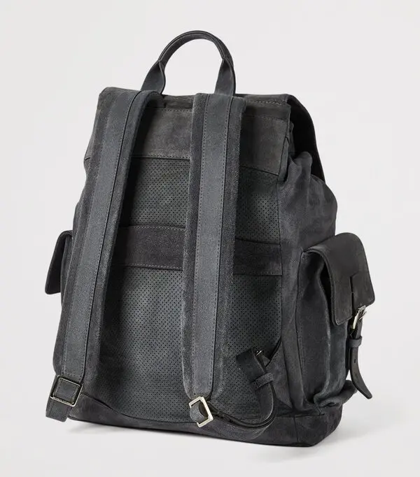 Brunello Cucinelli Suede City Backpack