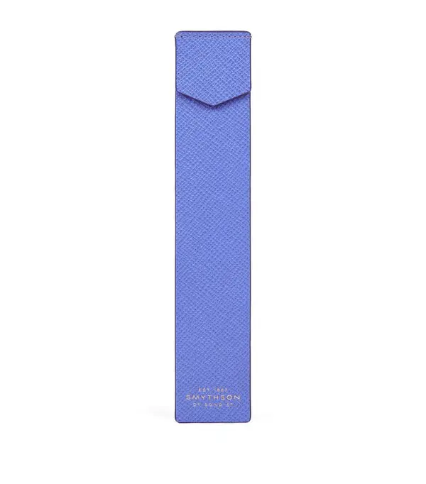 Smythson Panama Leather Bookmark