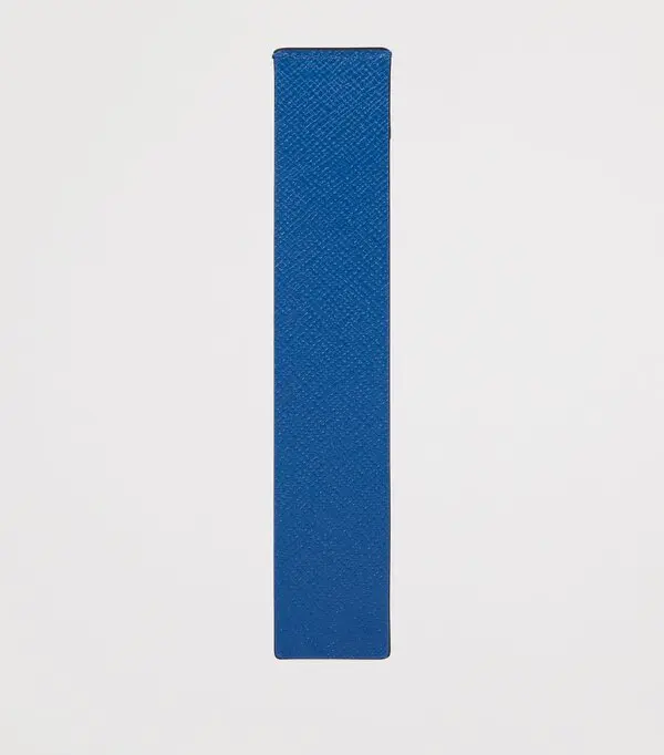 Smythson Panama Leather Bookmark
