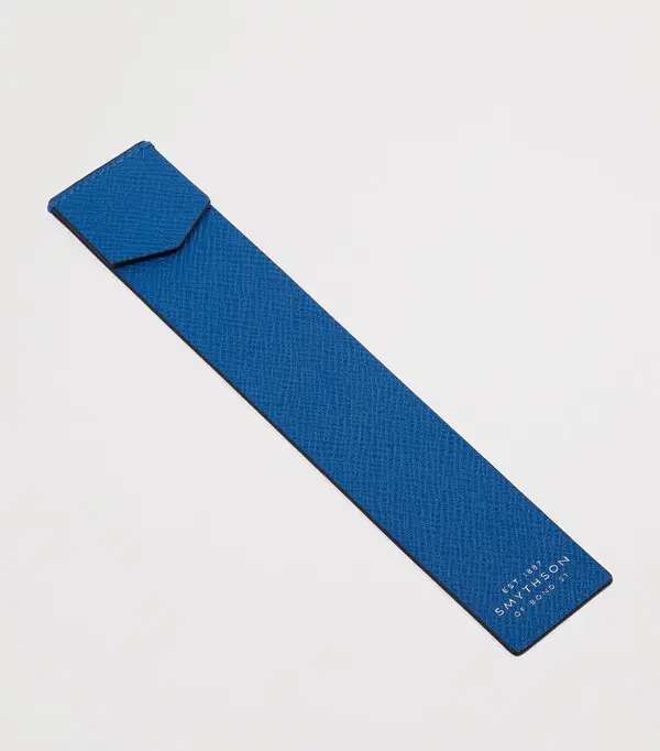 Smythson Panama Leather Bookmark
