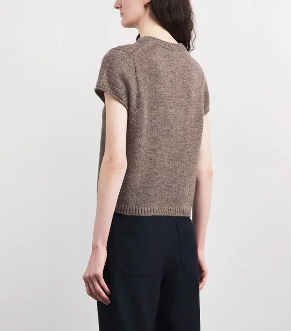 ME+EM Merino Wool-cashmere-silk V-neck Sweater