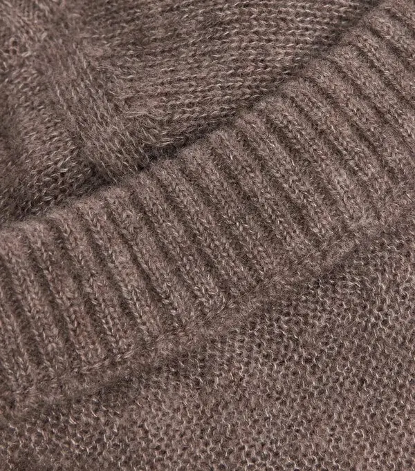 ME+EM Merino Wool-cashmere-silk V-neck Sweater