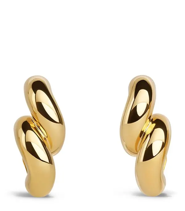 Alaïa Torsion Drop Earrings - Gold