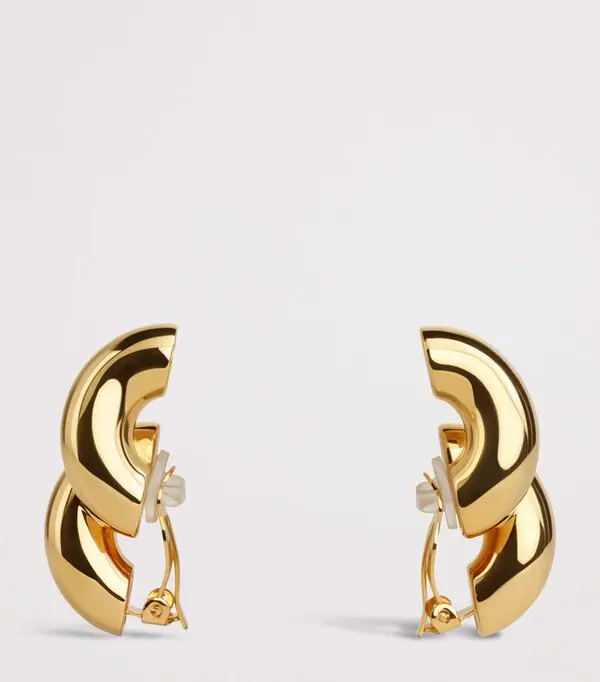 Alaïa Torsion Drop Earrings - Gold