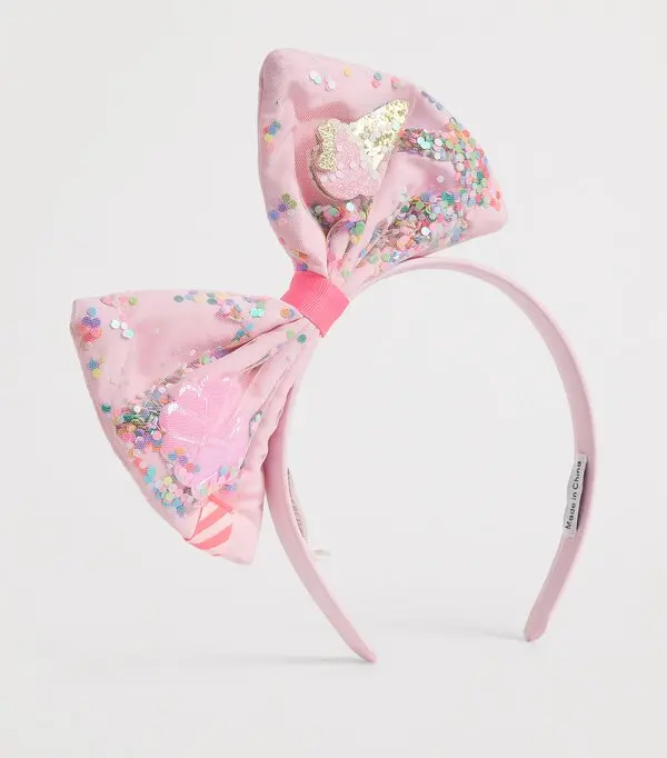 BILLIEBLUSH Bow Headband - Pink
