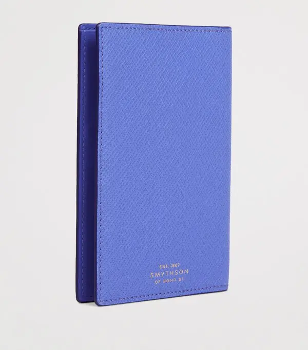 Smythson Panama Passport Cover - Purple
