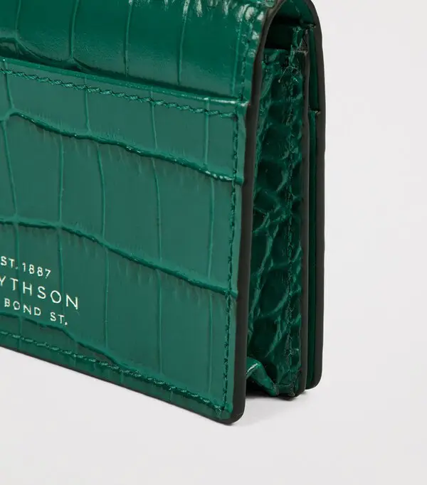 Smythson Calfskin Mara Folded Card Holder