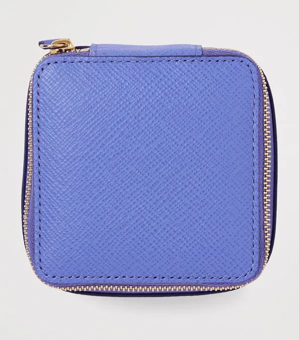 Smythson Medium Calfskin Panama Trinket Case