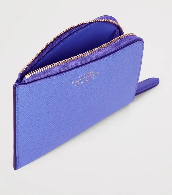 Smythson Small Panama Leather Flat Pouch