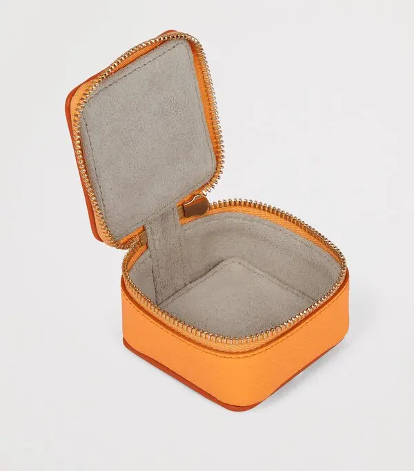 Smythson Small Panama Leather Trinket Case