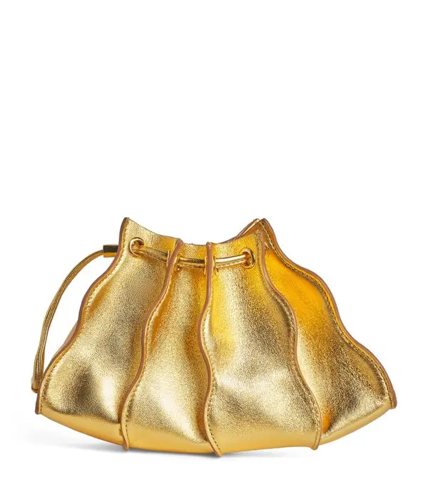 Ulla Johnson Small Leather Adria Cross-body Bag - Gold