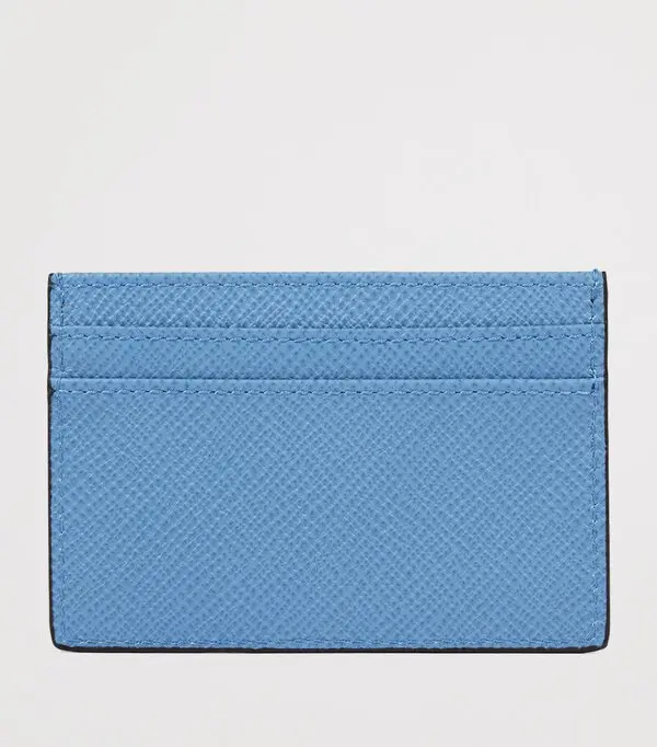Smythson Panama Leather Stickers Card Holder