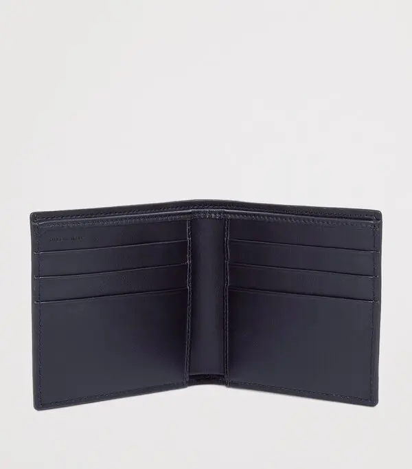 Smythson Panama Leather Stripe Bifold Wallet