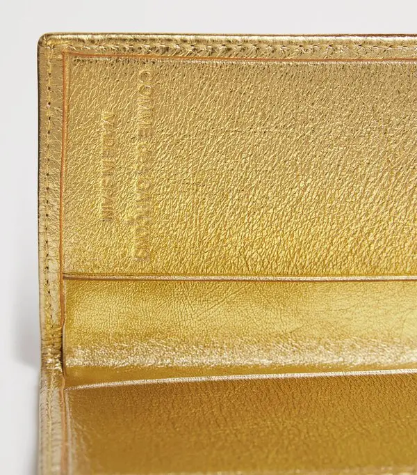 Comme Des Garçons Leather Bifold Vertical Card Holder