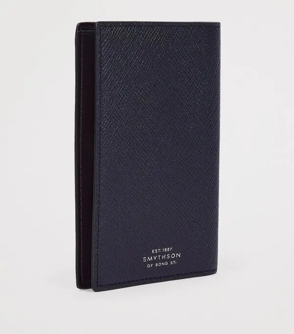 Smythson Panama Leather Stripe Passport Holder