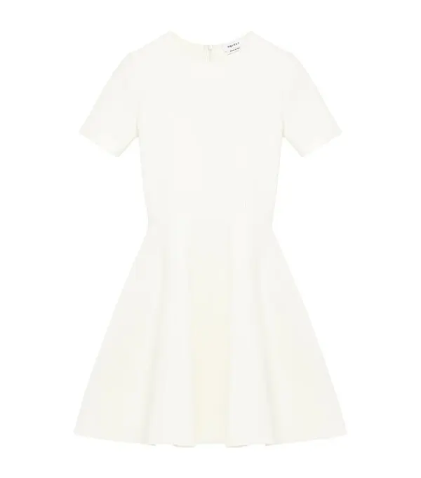 Alexander McQueen Short-sleeve Mini Dress - White