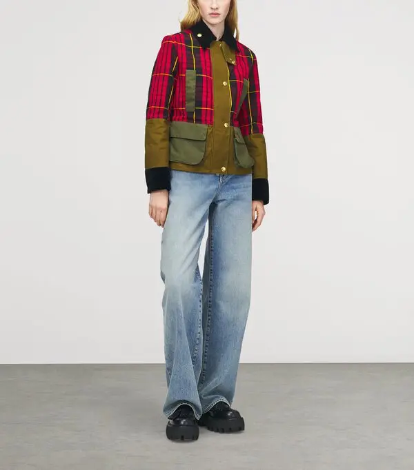 Alexander McQueen Cotton-blend Tartan Ripstop Jacket