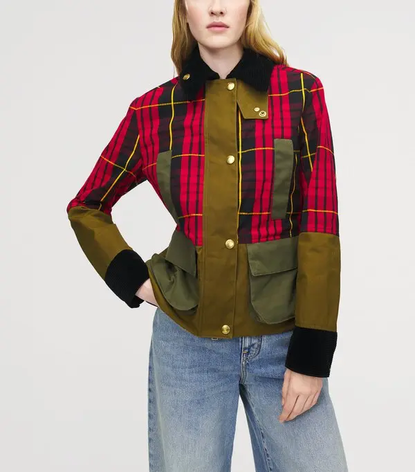 Alexander McQueen Cotton-blend Tartan Ripstop Jacket