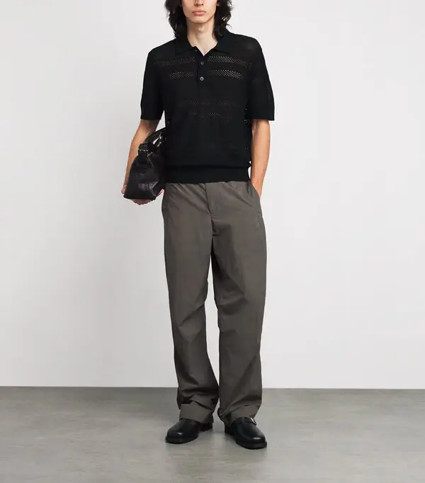Dries Van Noten Knitted Mercy Polo Shirt
