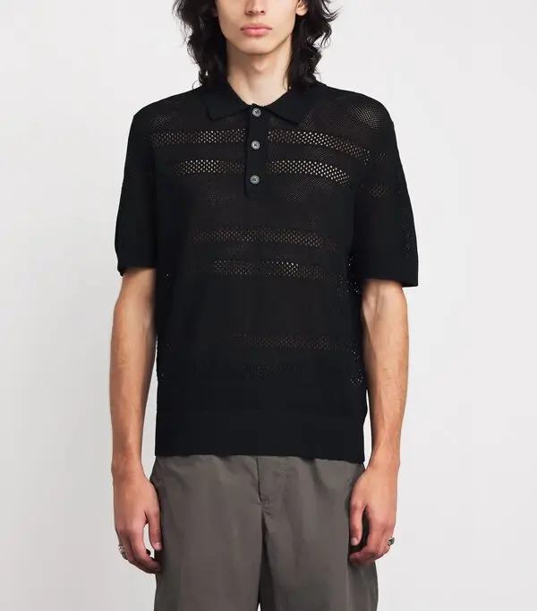 Dries Van Noten Knitted Mercy Polo Shirt