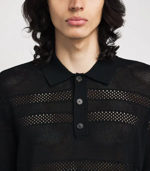 Dries Van Noten Knitted Mercy Polo Shirt