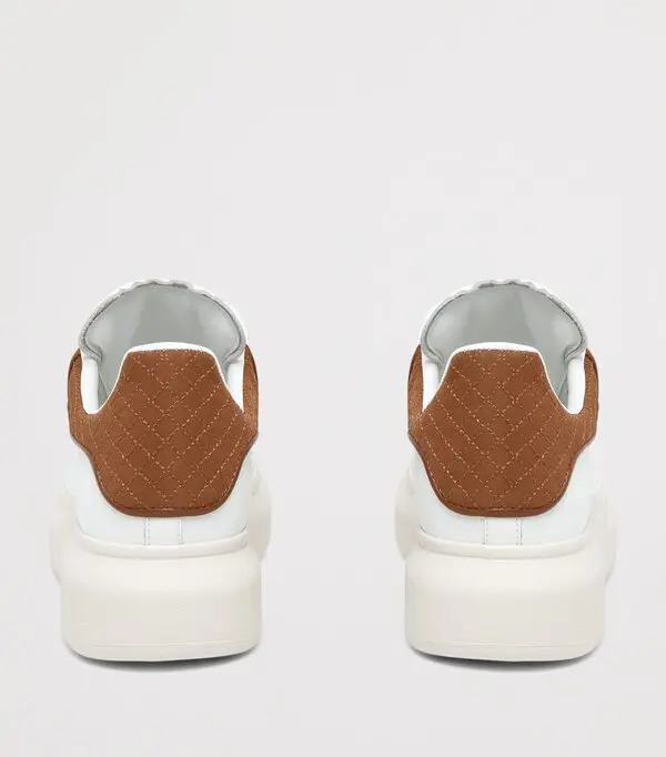 Alexander McQueen Leather Suede-trim Oversized Sneakers