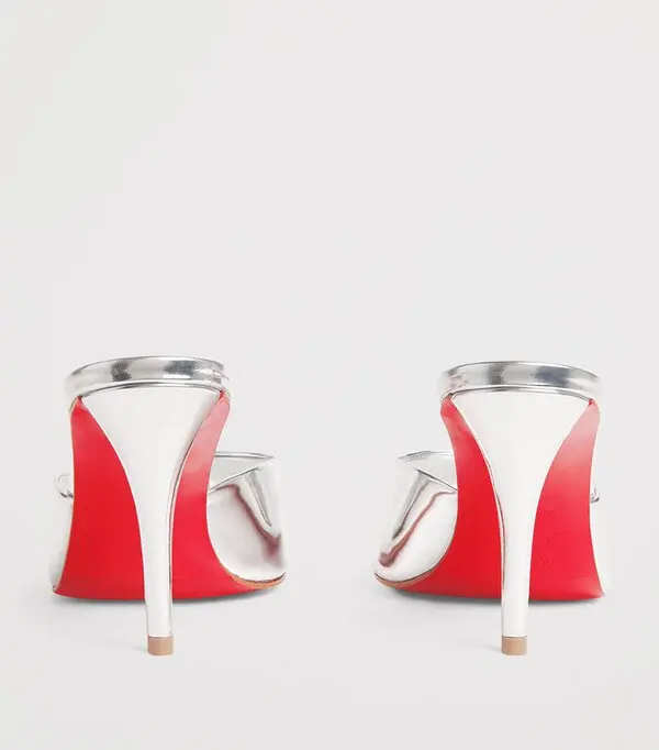 CHRISTIAN LOUBOUTIN Miss Z Mules - Silver