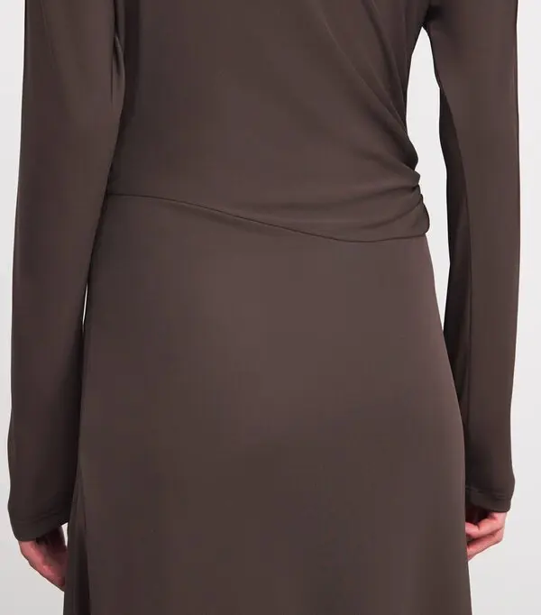 RETORI Jersey Draped Maxi Dress