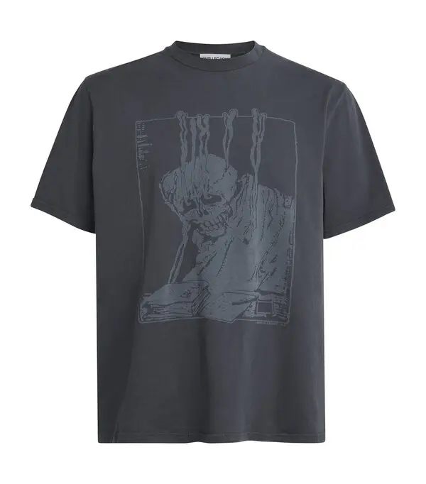 Our Legacy Cotton Box Graphic T-shirt - Black