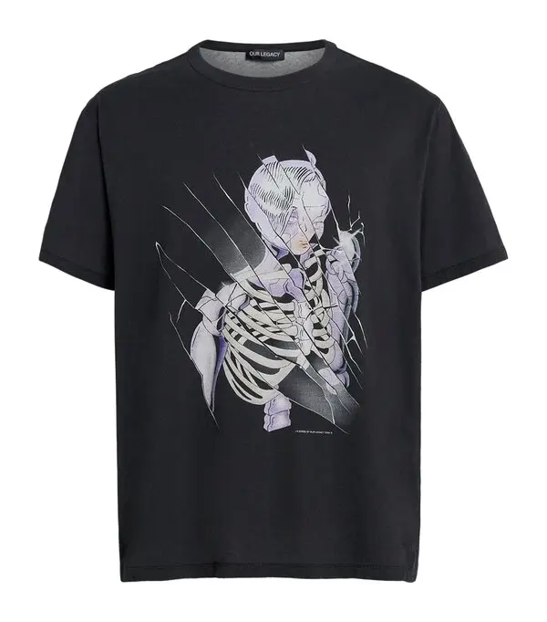 Our Legacy Cotton Cybernetic Angel T-shirt - Black