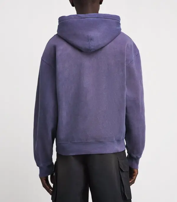 Our Legacy Rascal Organic Cotton Zip-up Hoodie - Purple
