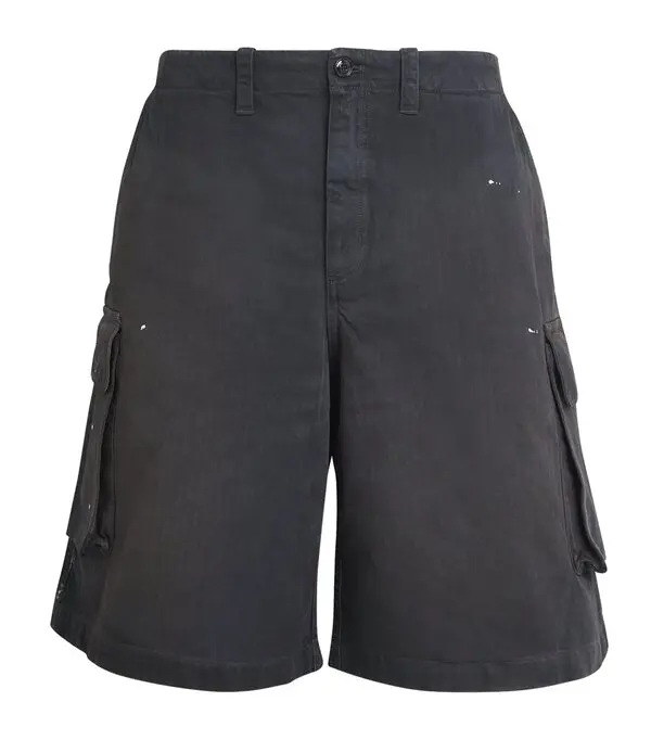Our Legacy Cotton Mount Cargo Shorts - Black