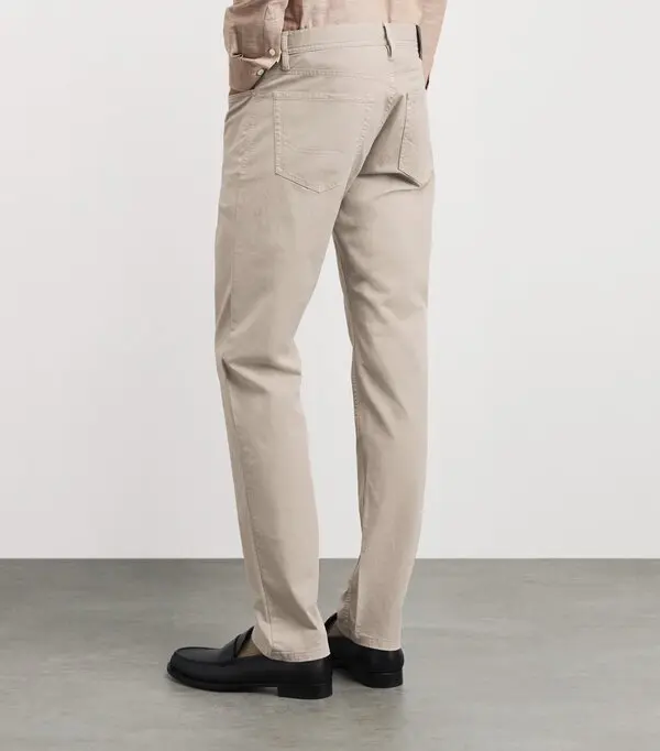Brioni Stretch-cotton Chinos
