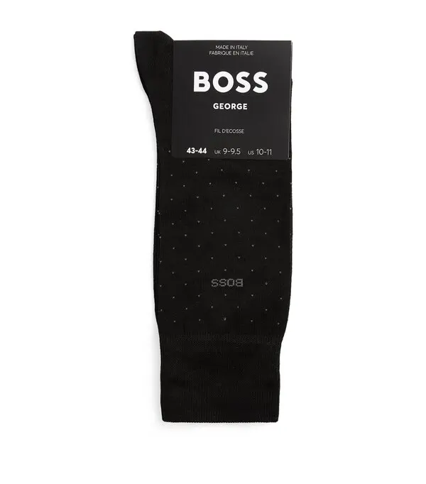 BOSS George Pin Dot Socks - Black