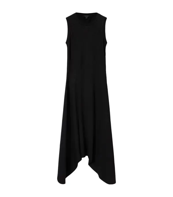 ALLSAINTS Stretch-cotton Gia Midi Dress - Black