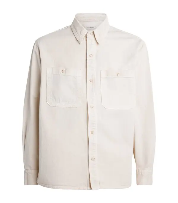 LE17SEPTEMBRE Denim Overshirt - Ivory