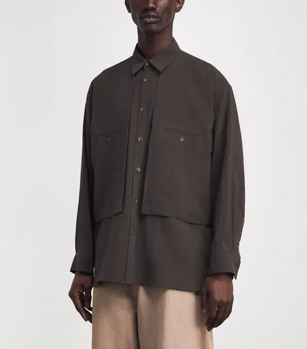 LE17SEPTEMBRE Panelled Oversized Shirt