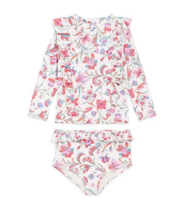 LOUISE MISHA Floral Yanika Tankini And Shorts Set - Pink