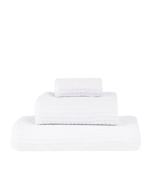 UCHINO Air Waffle Bath Towel - White