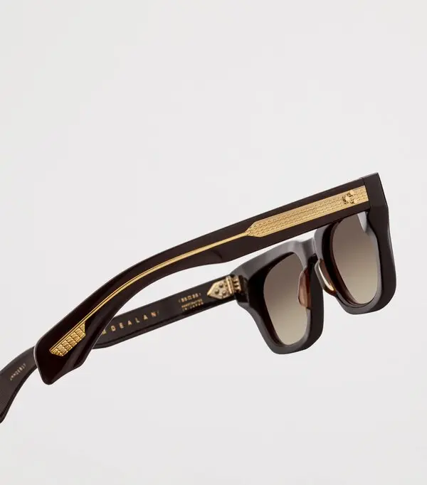 JACQUES MARIE MAGE Dealan Cat Eye Sunglasses - Gold