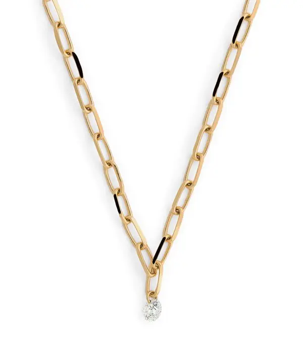 PERSEE Yellow And Diamond Danaé Necklace - Gold
