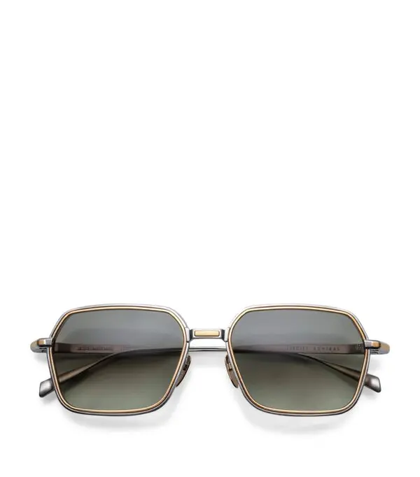 JACQUES MARIE MAGE Titanium Admiral Sunglasses - Silver