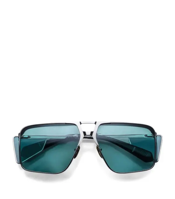 JACQUES MARIE MAGE Acetate Assen Sunglasses - Silver