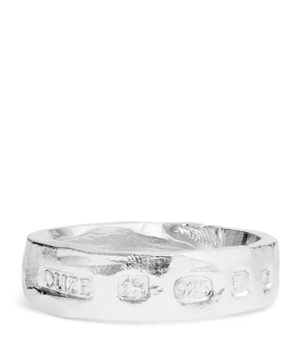 THE OUZE Sterling Hallmark Ring