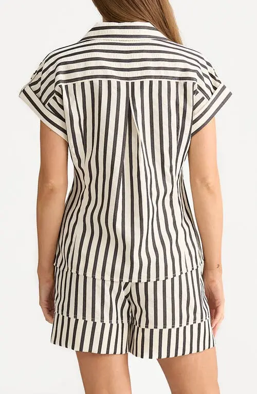 BRAVE+TRUE Portia Stripe Button-up Shirt