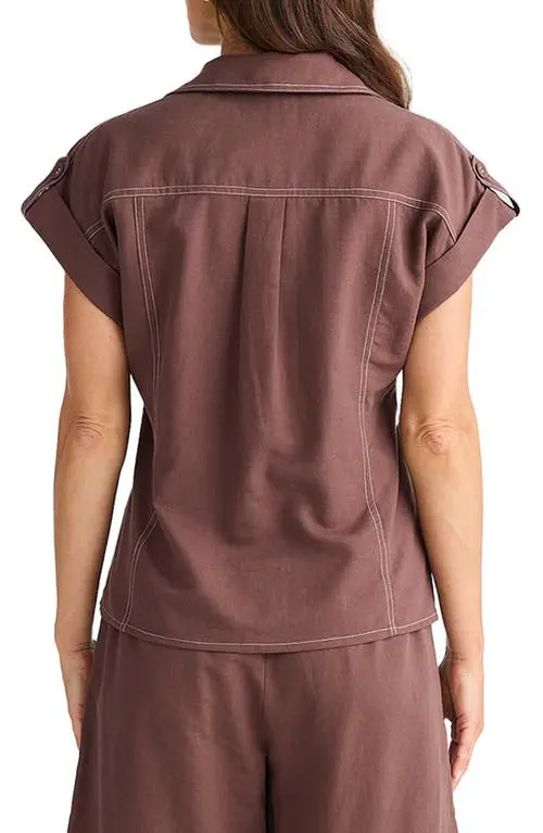 BRAVE+TRUE Portia Stripe Button-up Shirt