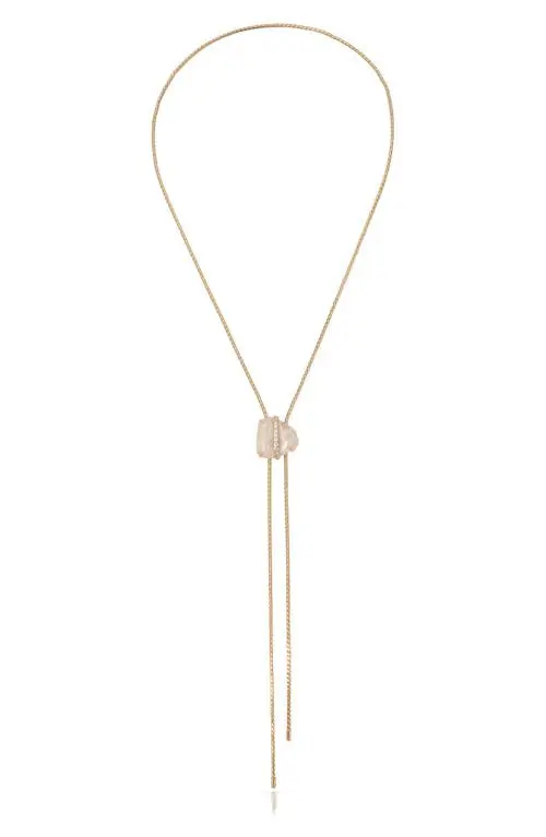 Ettika Solstice Bolo Necklace - Bone