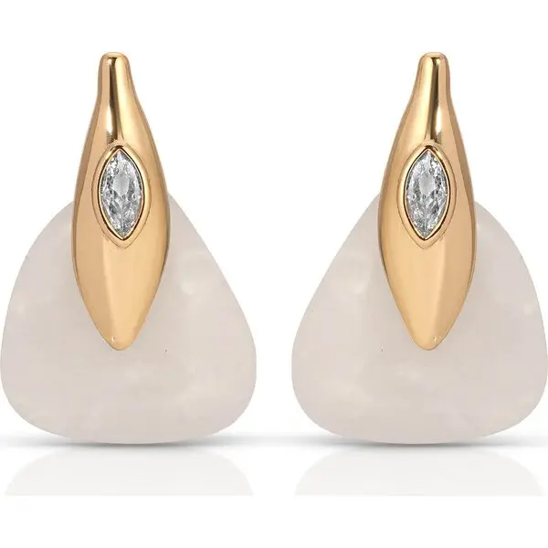 Ettika Solstice Drop Earrings - Bone